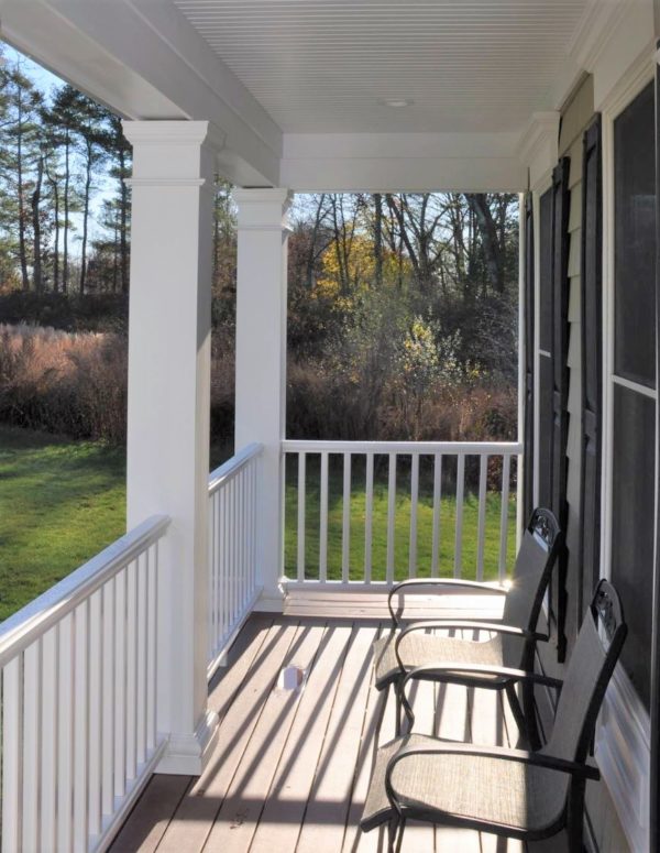 Colonial Front Porch, Dighton, MA - J.P. Hoffman Design Build