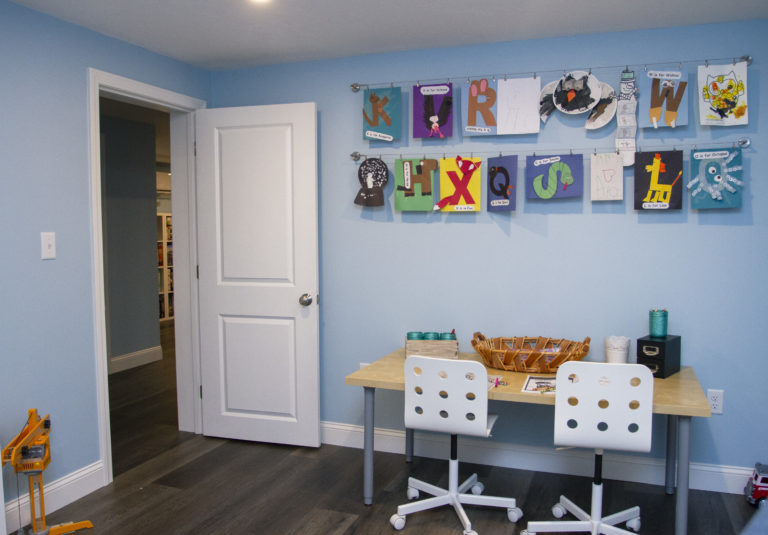 A basement renovation for board game enthusiasts - J.P. Hoffman Design ...