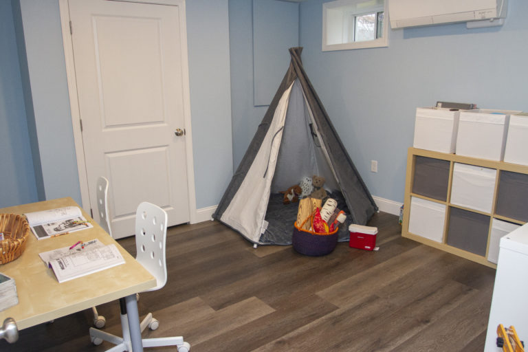 A basement renovation for board game enthusiasts - J.P. Hoffman Design ...