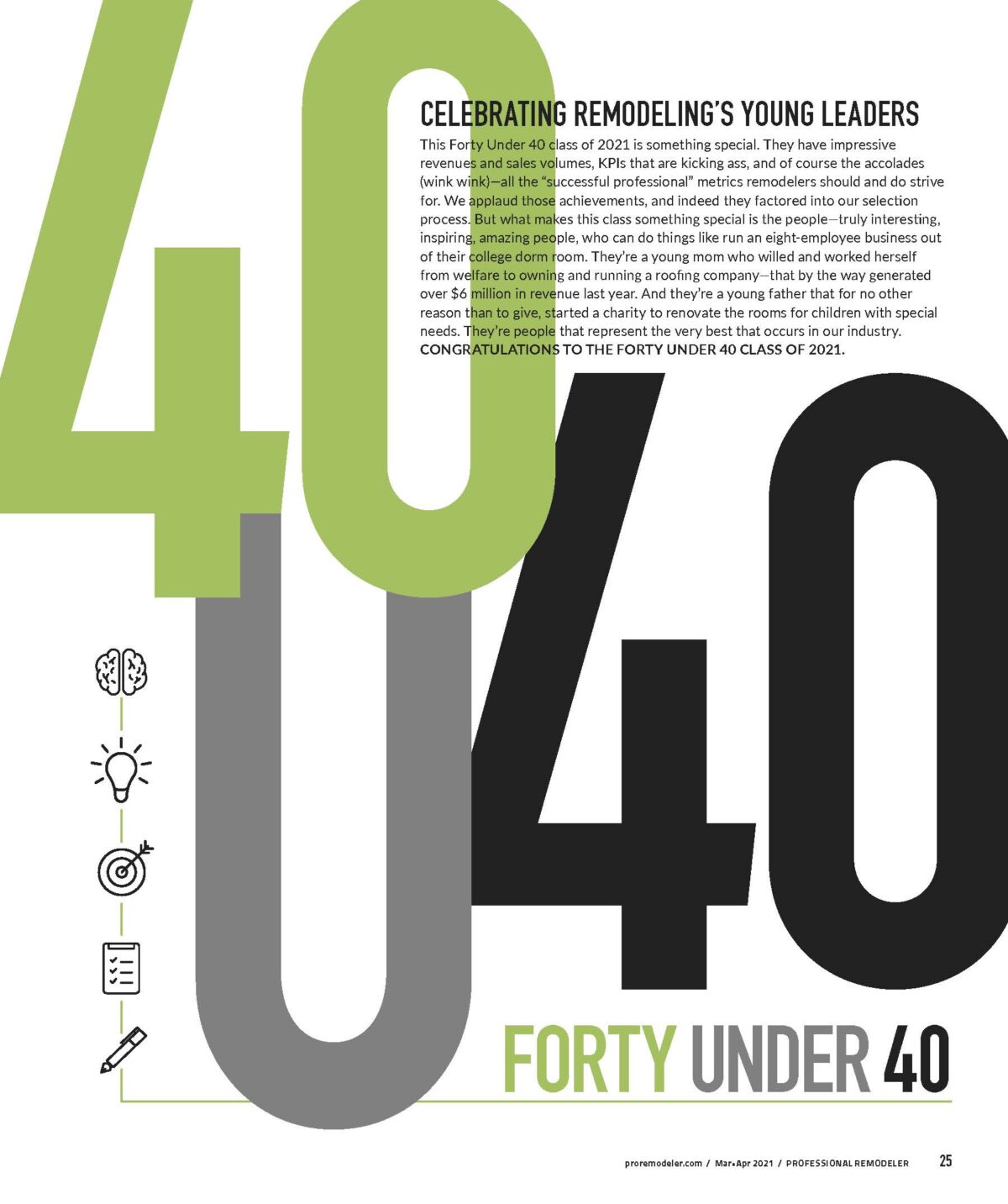 Forty Under 40 Winner! - J.P. Hoffman Design Build