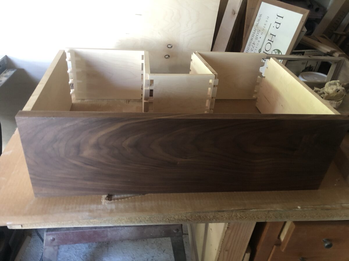 Custom Powder Room Vanity - Needham - J.P. Hoffman Design Build