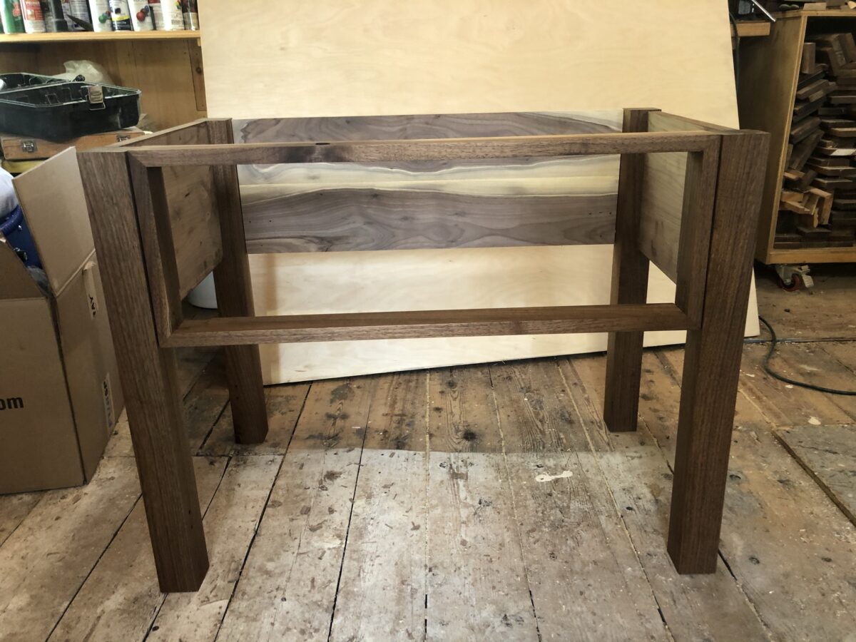 Custom Powder Room Vanity - Needham - J.P. Hoffman Design Build